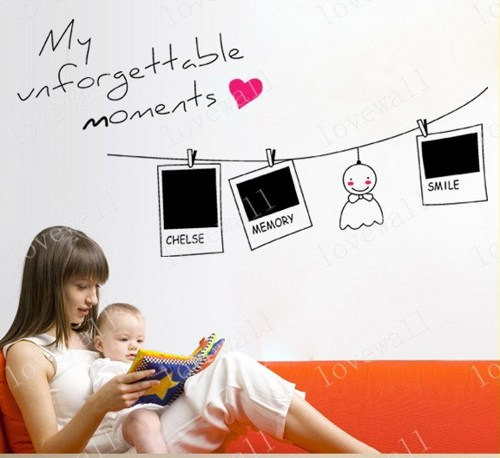 Photo Flame Photos Photogragh My Unforgetable Moments Decals Vinyl Wall ...